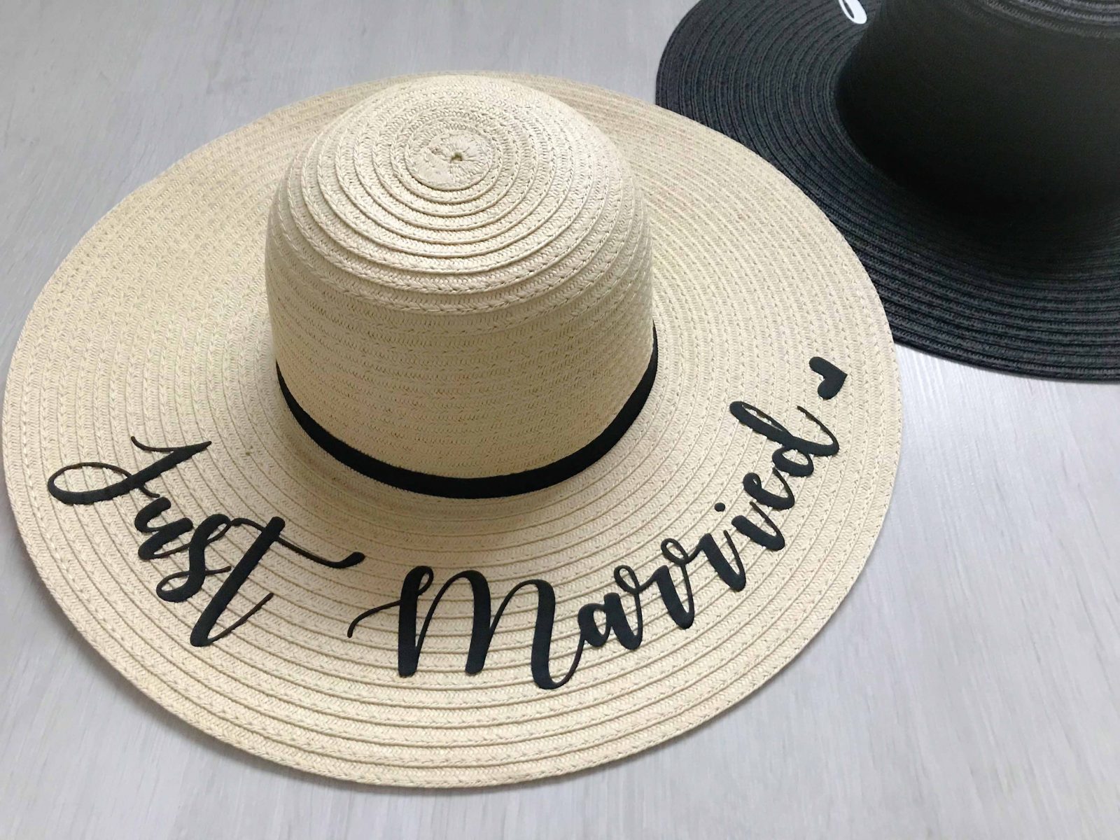 Just Married Sun Hat | Customise Online | Ideal For Your Honeymoon