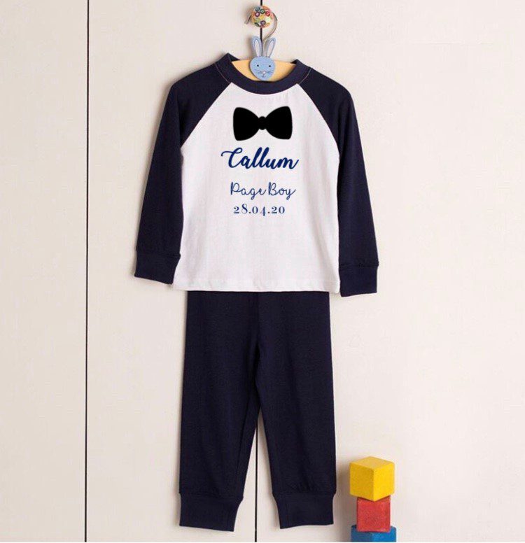 Personalised Pyjamas For Page Boy | Customise Online | Visit Our Site